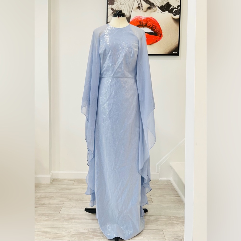 Halston Adira Dress Sequined Gown - Gem